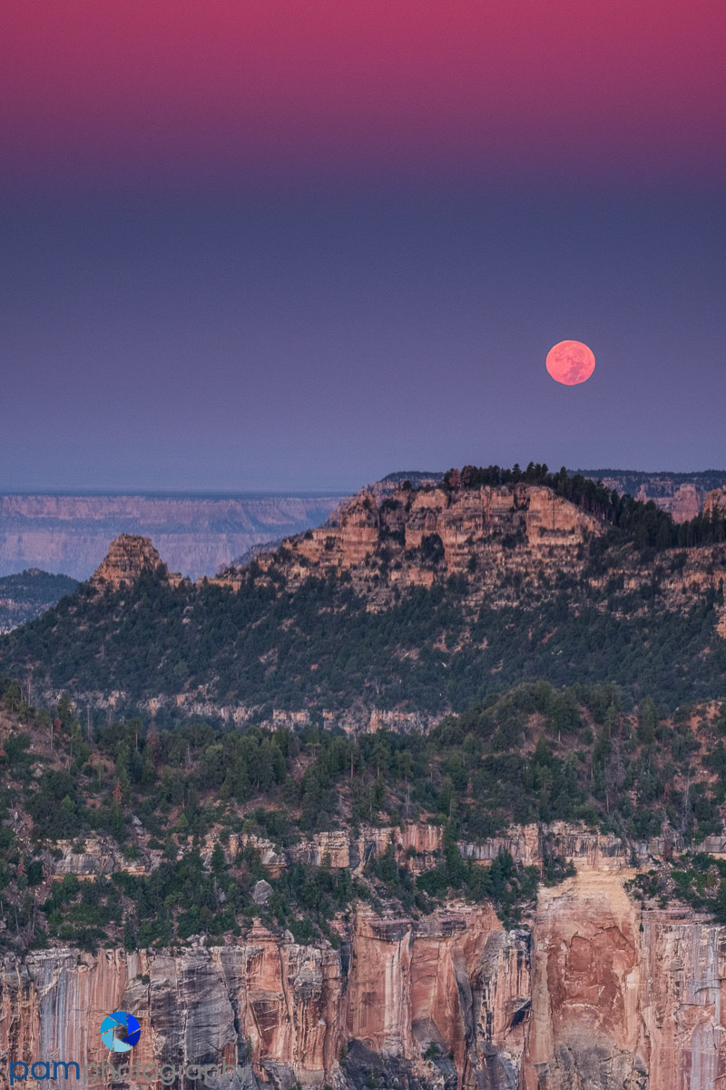 Photographing the Full Moon at the North Rim of the Grand Canyon ...
